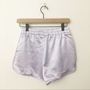 American Apparel | Shorts | New Aa Metallic High Waist Running Short ...